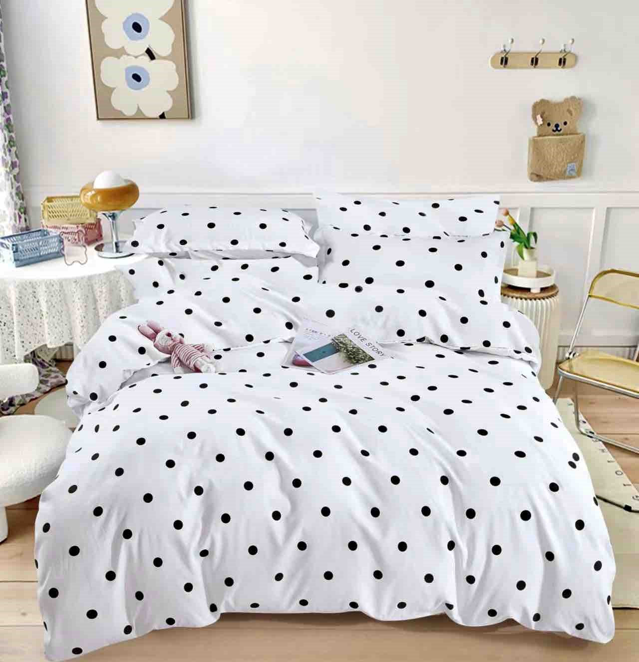 Спално бельо 6 части с ластик, 100% памук - А418 от Onesleep – sleepy.bg