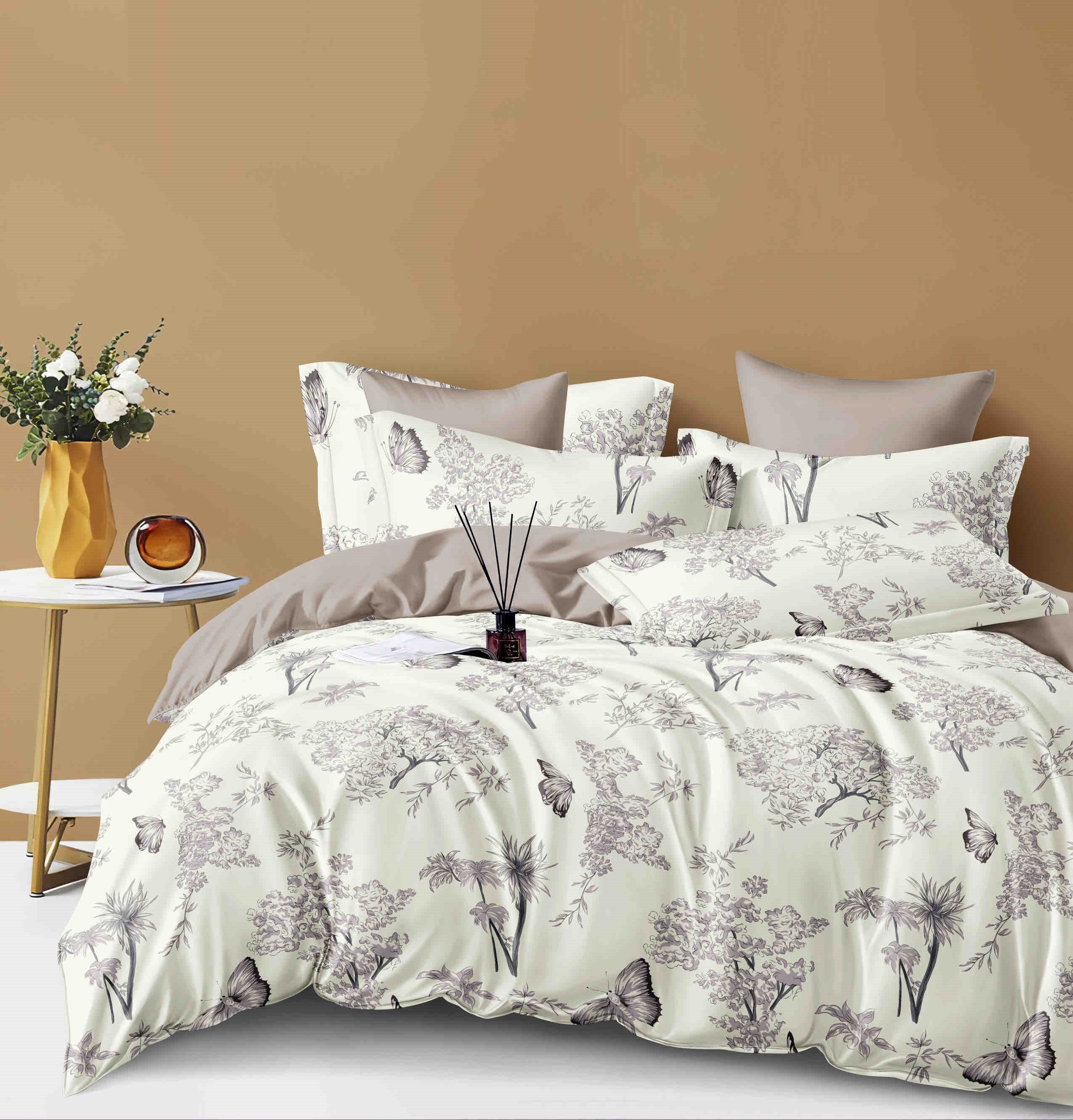 Спално бельо 6 части с ластик, 100% памук - А440 от Onesleep – sleepy.bg