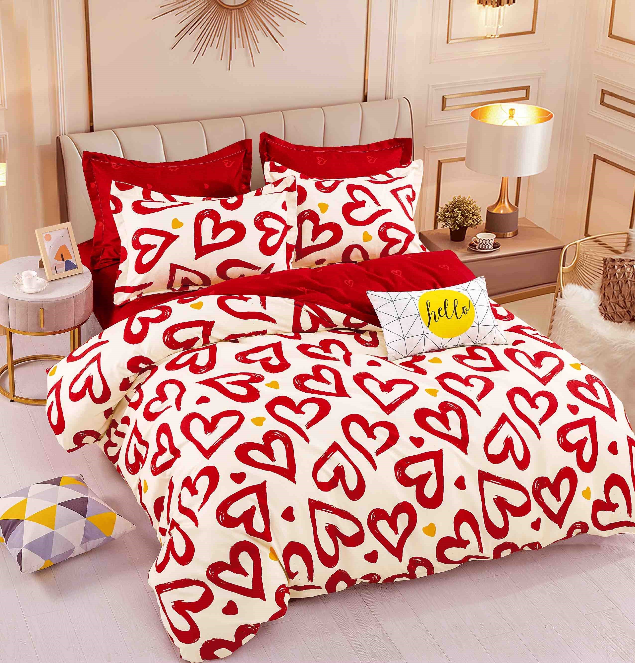 Спално бельо 4 части без ластик, 100% памук - a515 от Onesleep – sleepy.bg