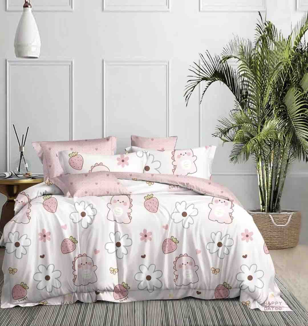 Спално бельо 4 части без ластик, 100% памук - a522 от Onesleep – sleepy.bg